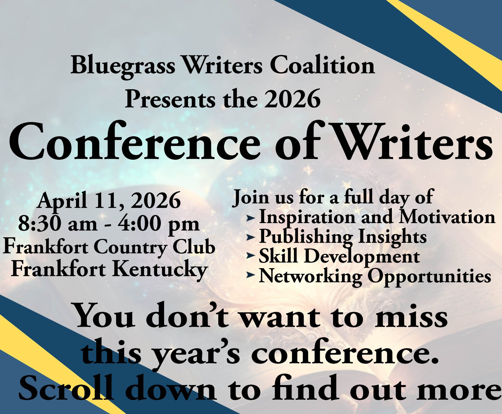 Conference of Writers - Bluegrass Writers Coalition